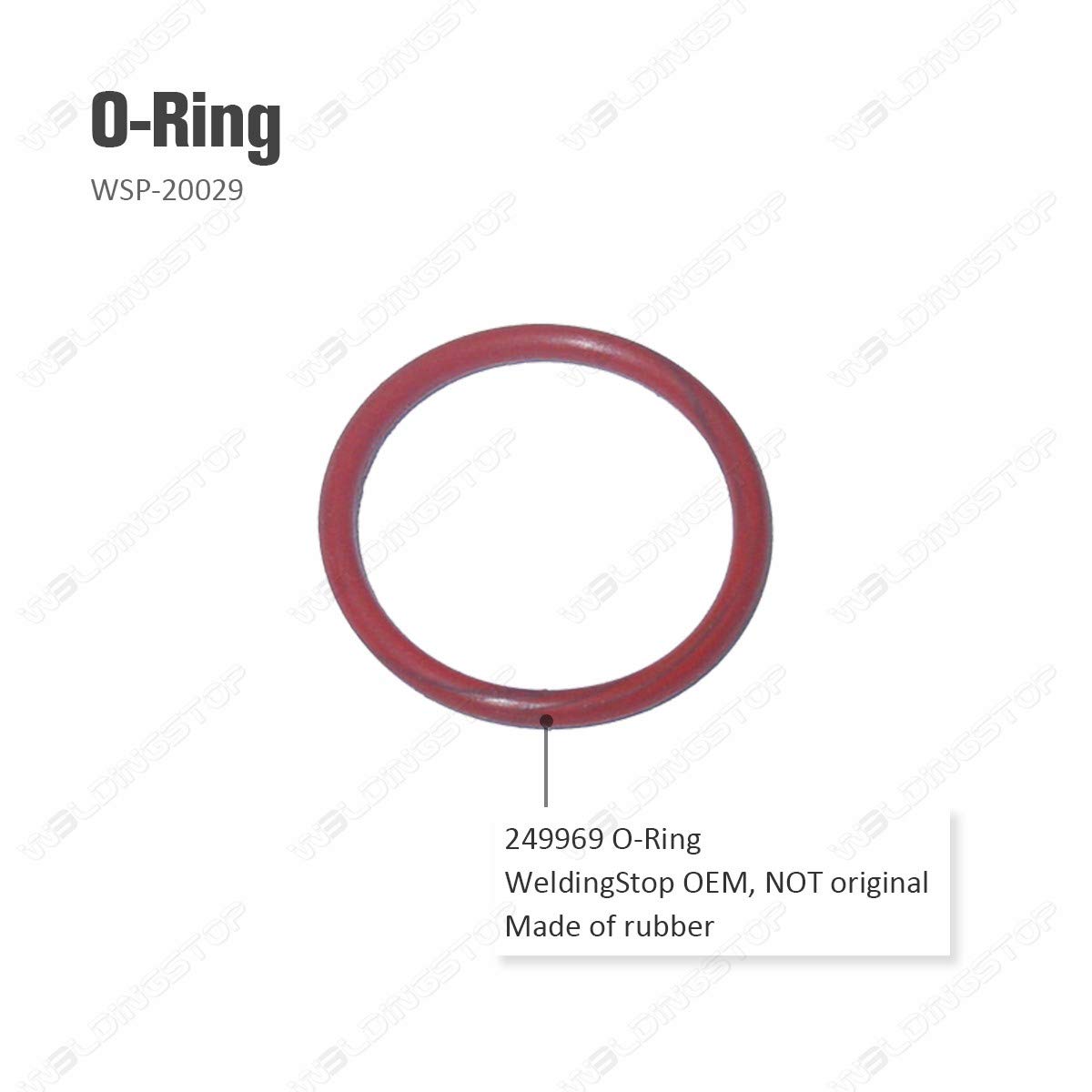 WeldingStop 249926 Electrode 249928 Tip O-Ring for Miller Spectrum 625 X-TREME Plasma Cutter XT40 Torch (249926, 249928, 249969)