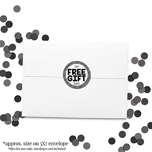 Thank You Customer Appreciation Sticker Labels for Small Businesses, 60 1.5" Circle Stickers by AmandaCreation, Great for Mailing Envelopes, Postcards, Direct Mail, & More!
