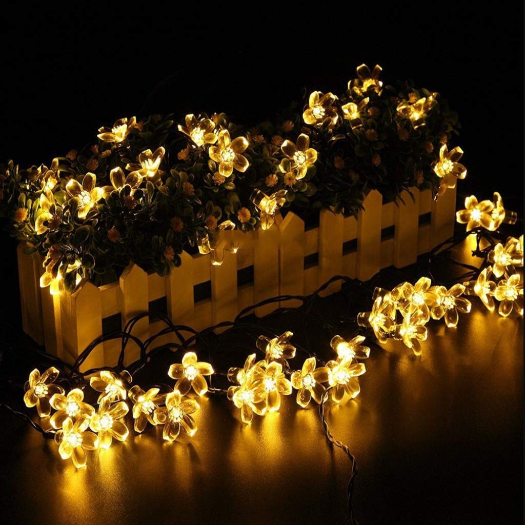 Sucastle LIUPENGWEI String Light,Halloween Christmas Fairy Lights Outdoor Waterproof Solar-Powered Crystal Ball Decorative Lights for Garden,Patio,Yard,Home Garden Ghost Light