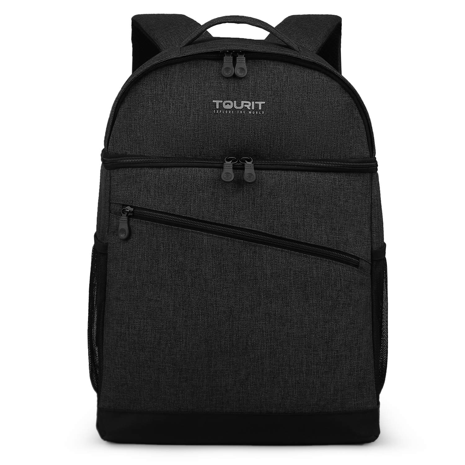 TOURIT Insulated Backpack Cooler Leak-Proof Backpack Lunch Box 28 Cans Double Deck Cooler Backpack
