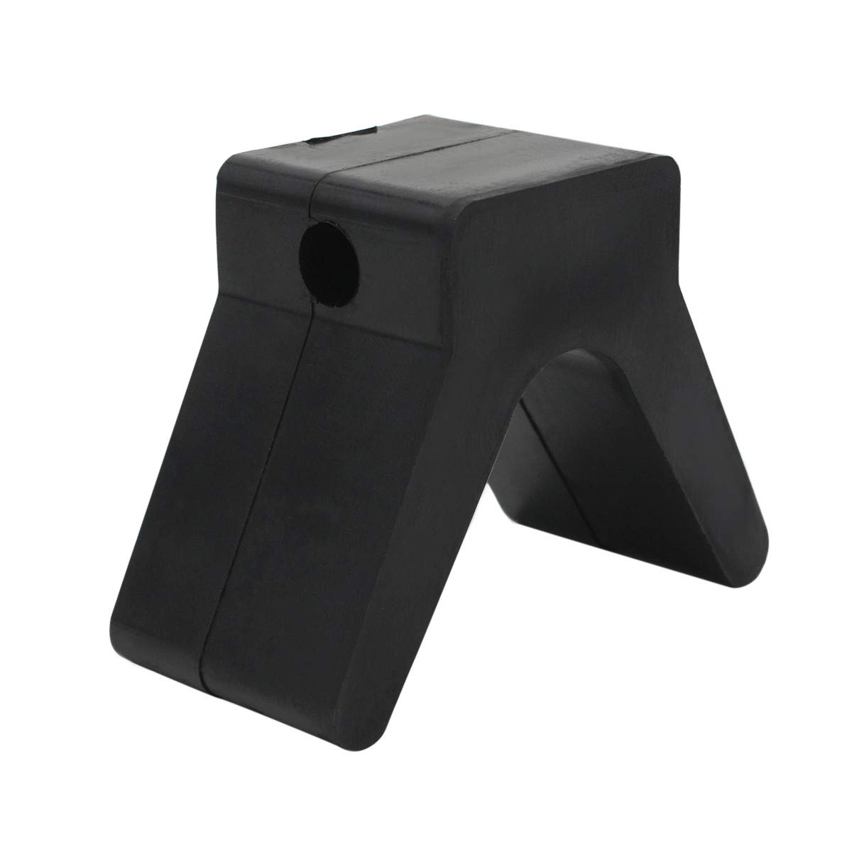 UANOFCN 2" V-Style Boat Trailer Bow Stop Non Marking Polyurethane 1/2" Mounting Hole Diameter