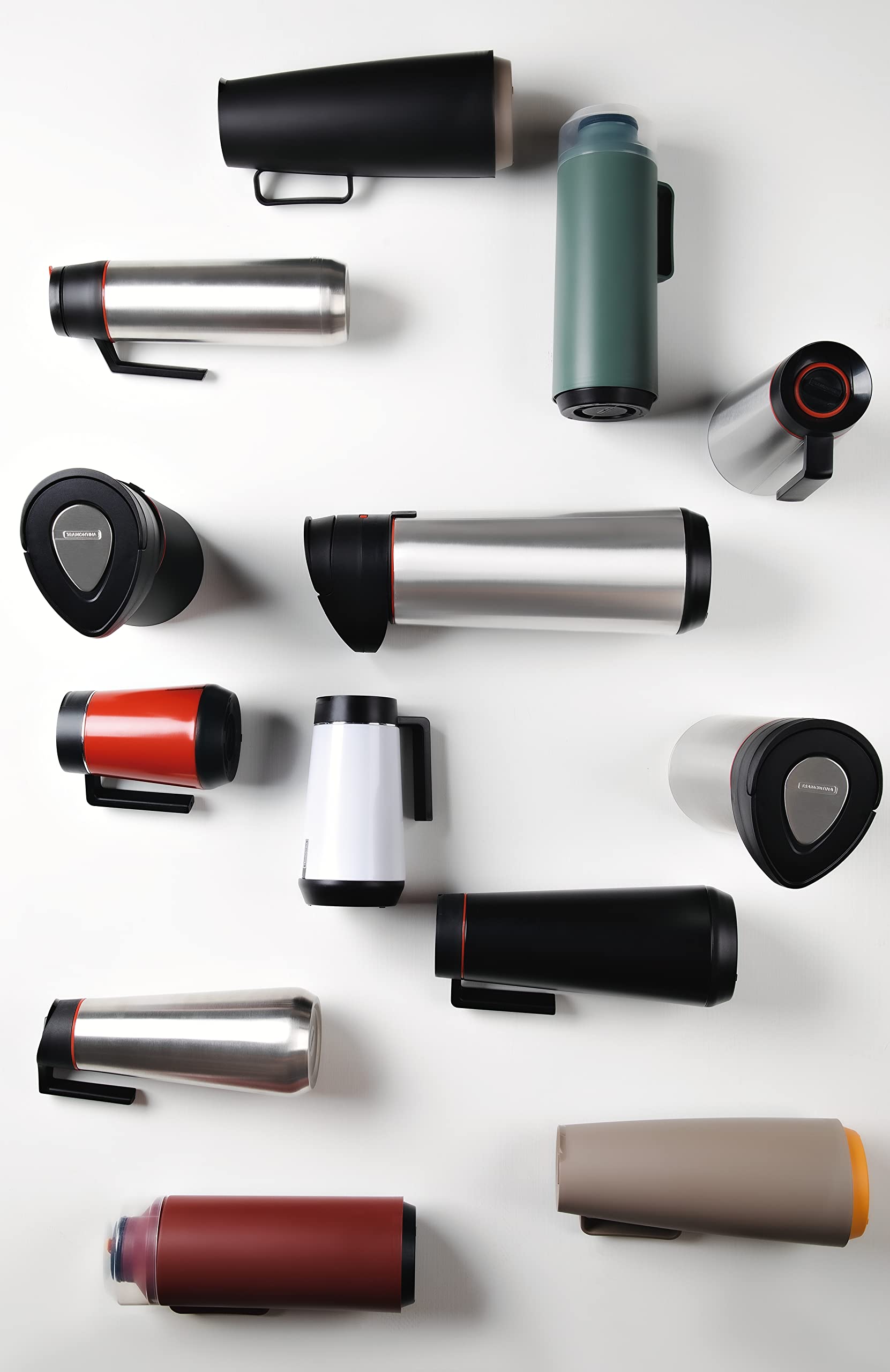 Thermos Flask with Handle | Insulated Flask | Thermal Drinks Dispenser | Stainless Steel | Coffee Pot | 0.75 Litres