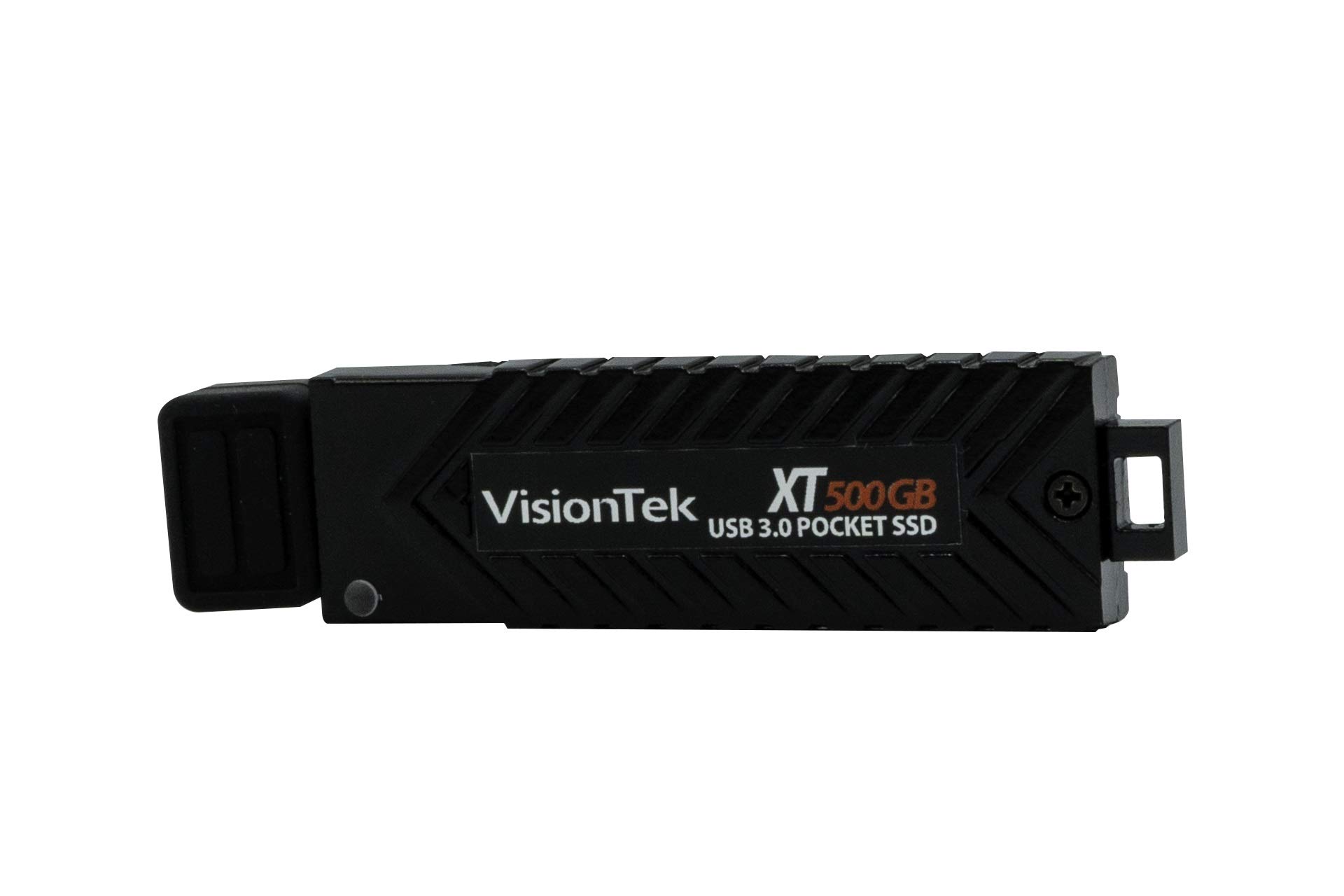 VisionTek XT 500GB USB 3.0 Pocket SSD with up to 450MB/s Read & 445 MB/s Write Speeds, Bootable Drive, TLC NAND, SMI Controller, Compatible with PS3/PS4 & Xbox One S/X (901240)