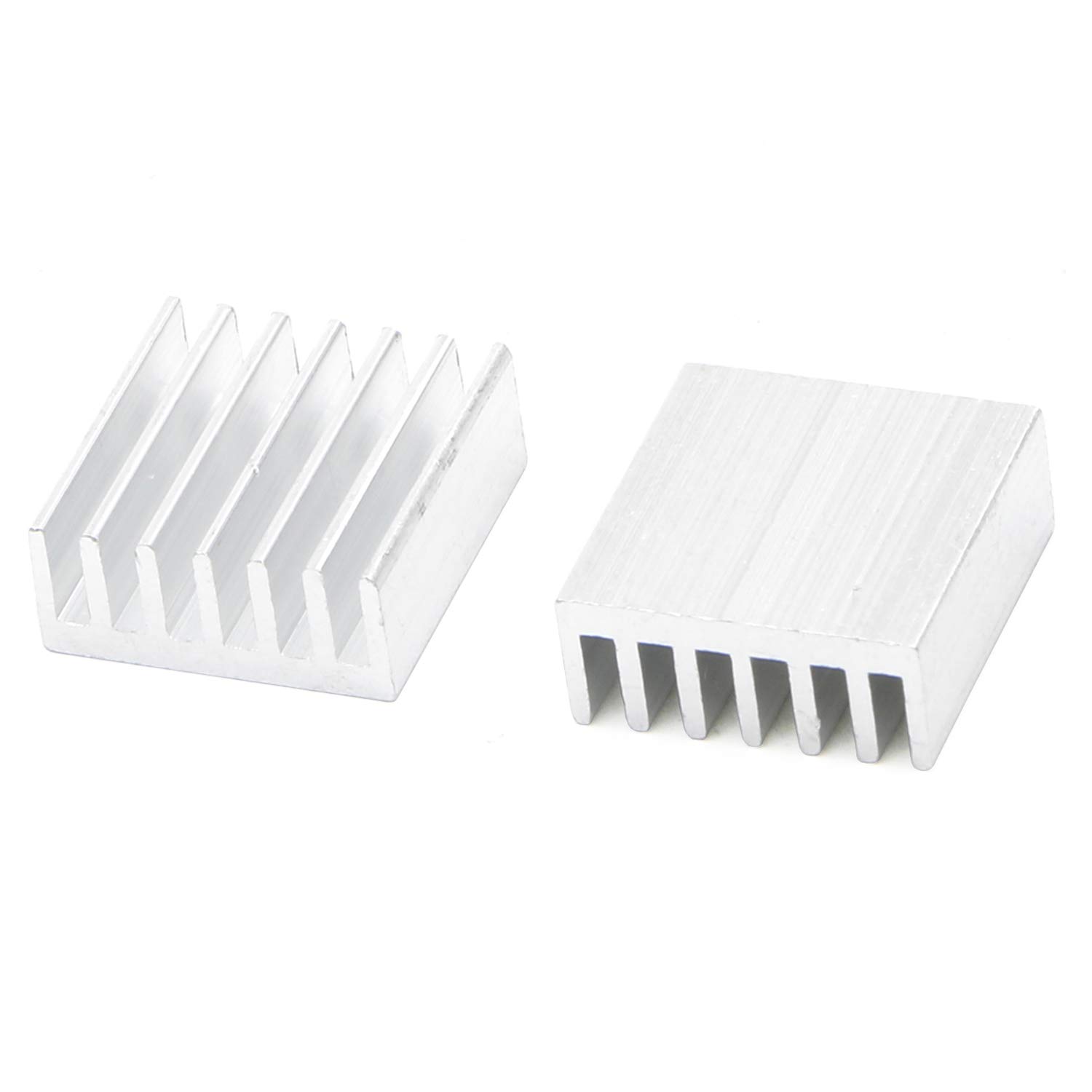 Senmod 100pcs Mini Cooler Heatsink, 14x14x6mm Aluminum Heat Sink for Cooling VRM Stepper Driver MOSFET VRAM Regulators