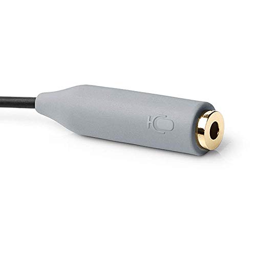 ULBRE TRS to TRRS Adapter 3.5mm Microphone Audio Adapter Cable for iPhone Android Smartphones and Tablets