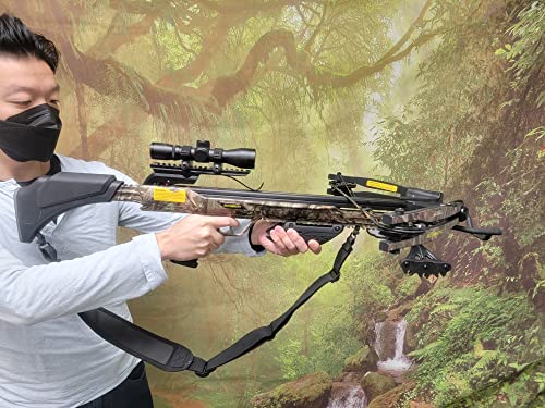 SAS Authoirity 175lbs Compound Crossbow 4x32 Scope Package (Black)