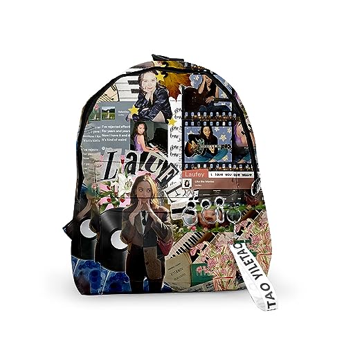 YQPTZJBE Live Laugh Laufey Merch Lilith Backpack Rucksack Cosplay Zipper Packbag Mini Daypacks Bag (3,F)