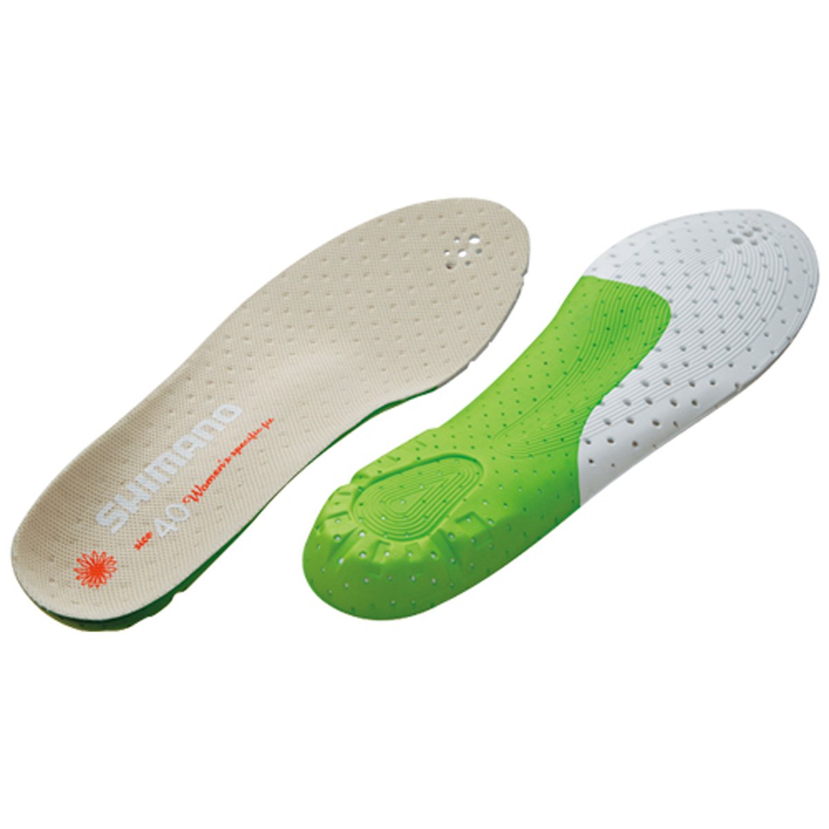 Shimano 2015 Women's Universal Cycling Shoe Insole (42) Green/White