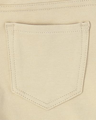 The Children's Place Girl's Ponte Knit Pull On Jeggings, Sandy/Tidal, 6