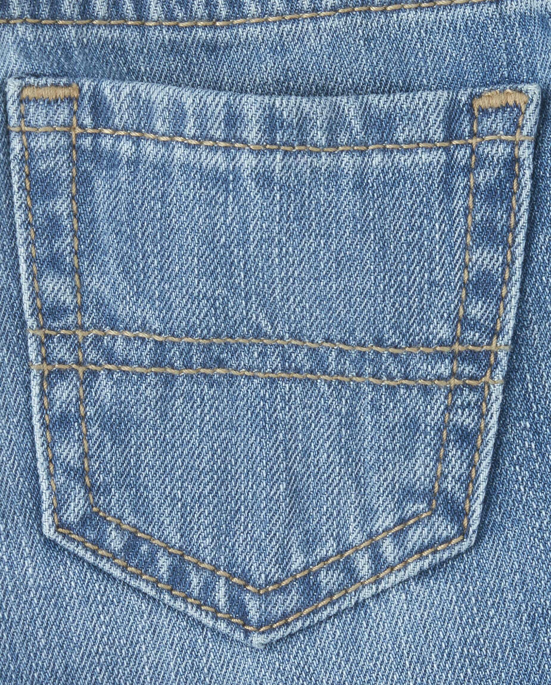 The Children's Place baby boys And Toddler Basic Straight Leg Jeans, Carbon Wash/Dk Juptier 2 Pack, 3T US