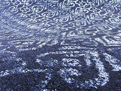 Unique Loom Del Mar Collection Area Rug - Jennifer (10' 6" x 16' 5" Rectangle, Blue/ Navy Blue)