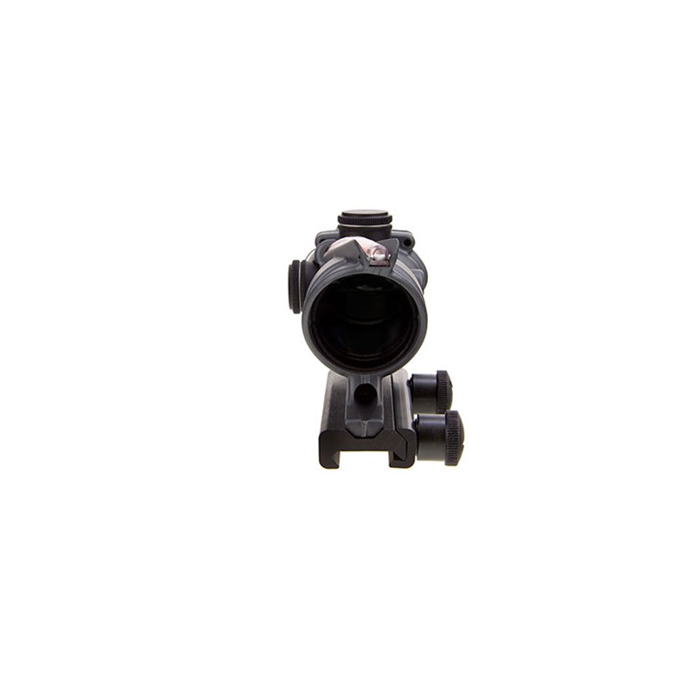 Trijicon ACOG TA31-D-100308 4x 32 Dual Illuminated Red Chevron .223 BAC Reticle Scope, Sniper Gray