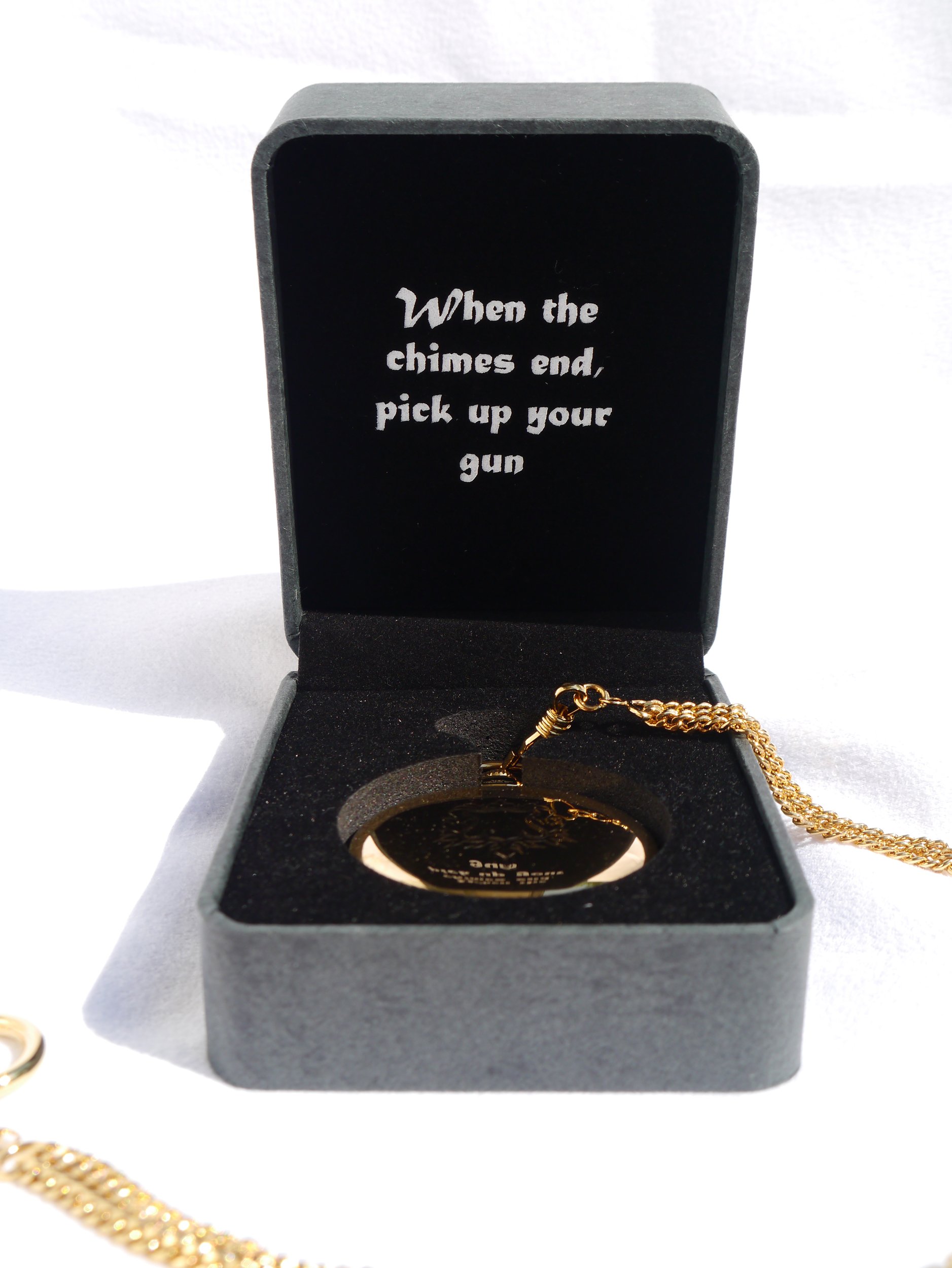 StraightLine Music Pocket Watch Movie Prop from for A Few Dollars More - Clint Eastwood + Lee Van Cleef - Great Gift