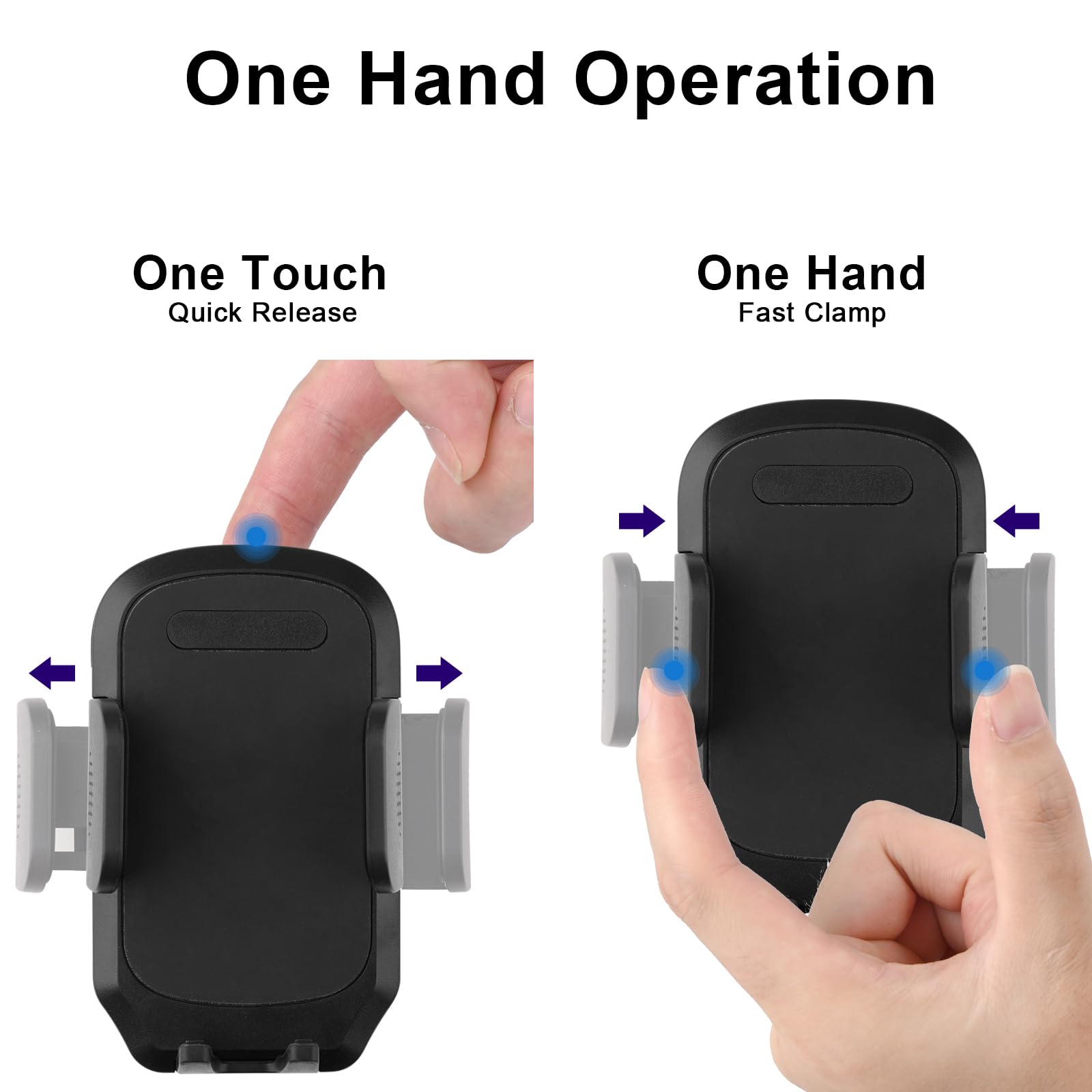 UYODM Golf Cart Magnetic Phone Holder Mount, Ultra Strength 6*N52 Magnets Cell Phone Caddy Compatible with EZGO Club Car Yamaha,Fit for Most Smartphone,Thick Case Friendly