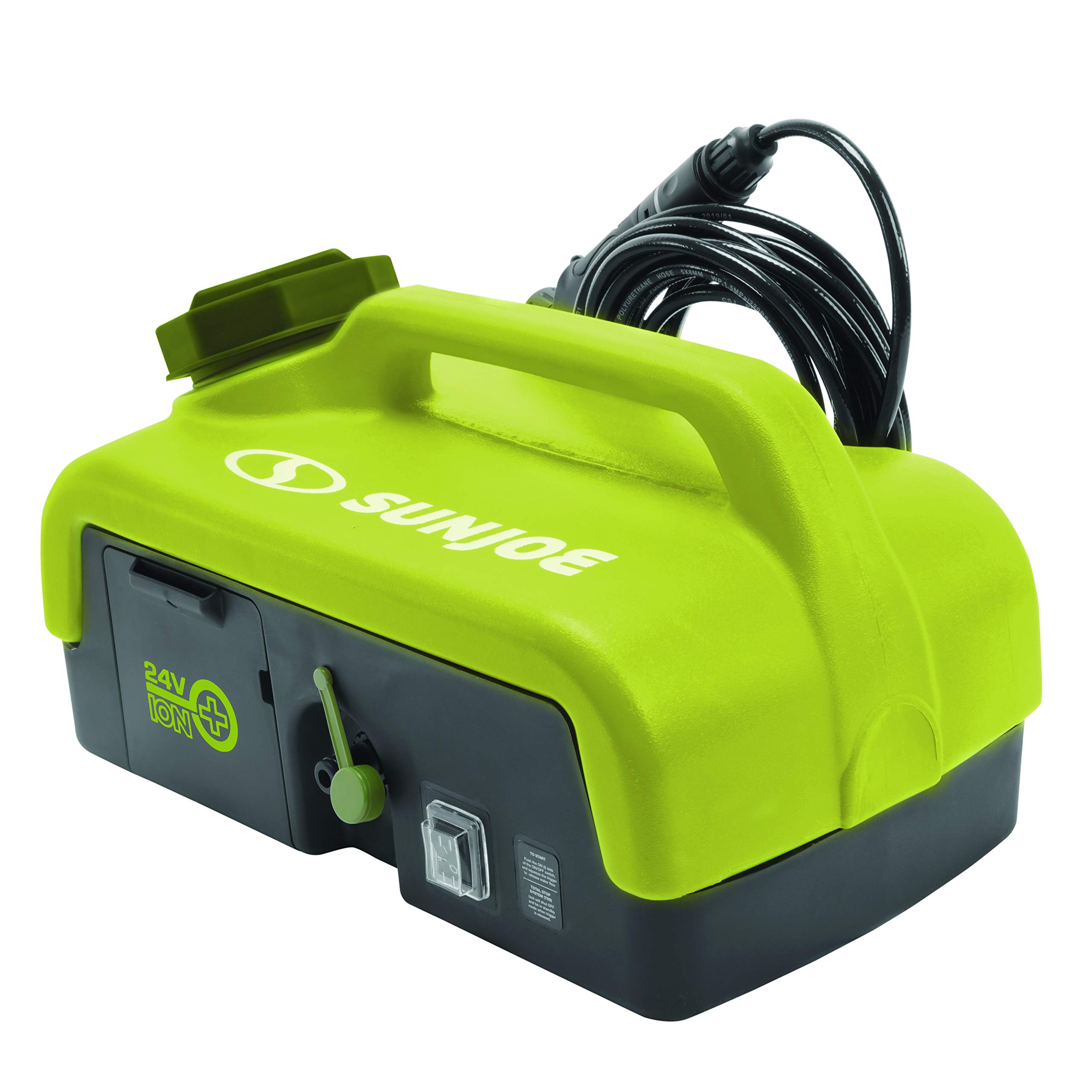 Sun Joe 24V-PSW25-CT 24V IONMAX Cordless Go-Anywhere Portable Sink/Shower Spray Washer, 2.5 Gal, Tool Only