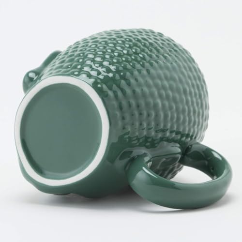 サンアート Sunart SAN2665 Porcelain Funny Tableware, Big Buddha, Mug, 10.1 fl oz (300 ml), Green, Funny Gift, Birthday Gift, Funny Goods, Ranking, Funny Goods