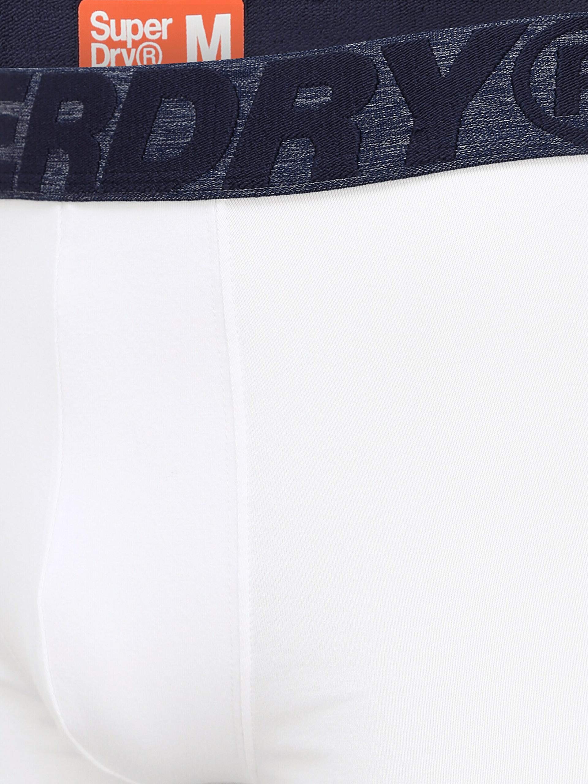 Superdry Mens Organic Cotton Boxer Double Pack White Multipack Size Xl
