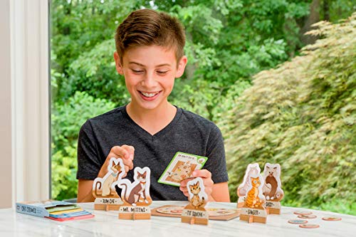 ThinkFun Cat Crimes Brainteaser - Engaging Logic Game for Kids and Adults | Develops Critical Reasoning Skills |Durable Components | Fun Cat Themed Artwork | Ideal for Ages 8+