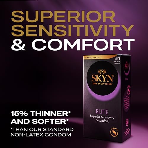 SKYN Elite β 36 Count β Ultra-Thin, Lubricated Latex-Free Condoms
