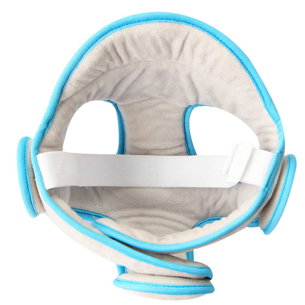 vocheer Baby Safety Helmet, Infant Head Protector Hat Adjustable Helmet Headguard Protective Cap for Toddlers Learn to Walk, Grey