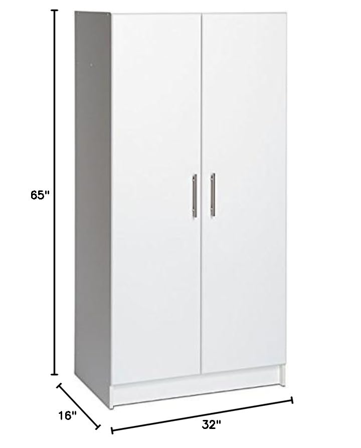 White 2-door Standing Wood Cabinet 'Winslow Elite'