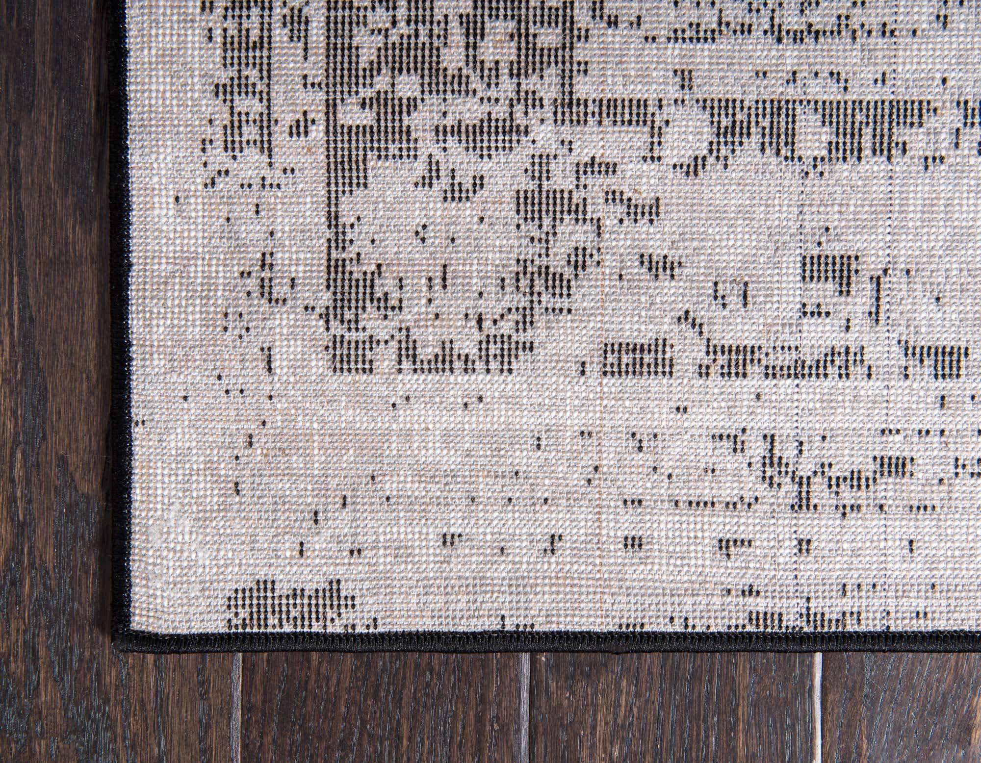 Unique Loom Sofia Collection Area Rug - Salle Garnier (7' 10" x 10' Rectangle, Black/ Ivory)