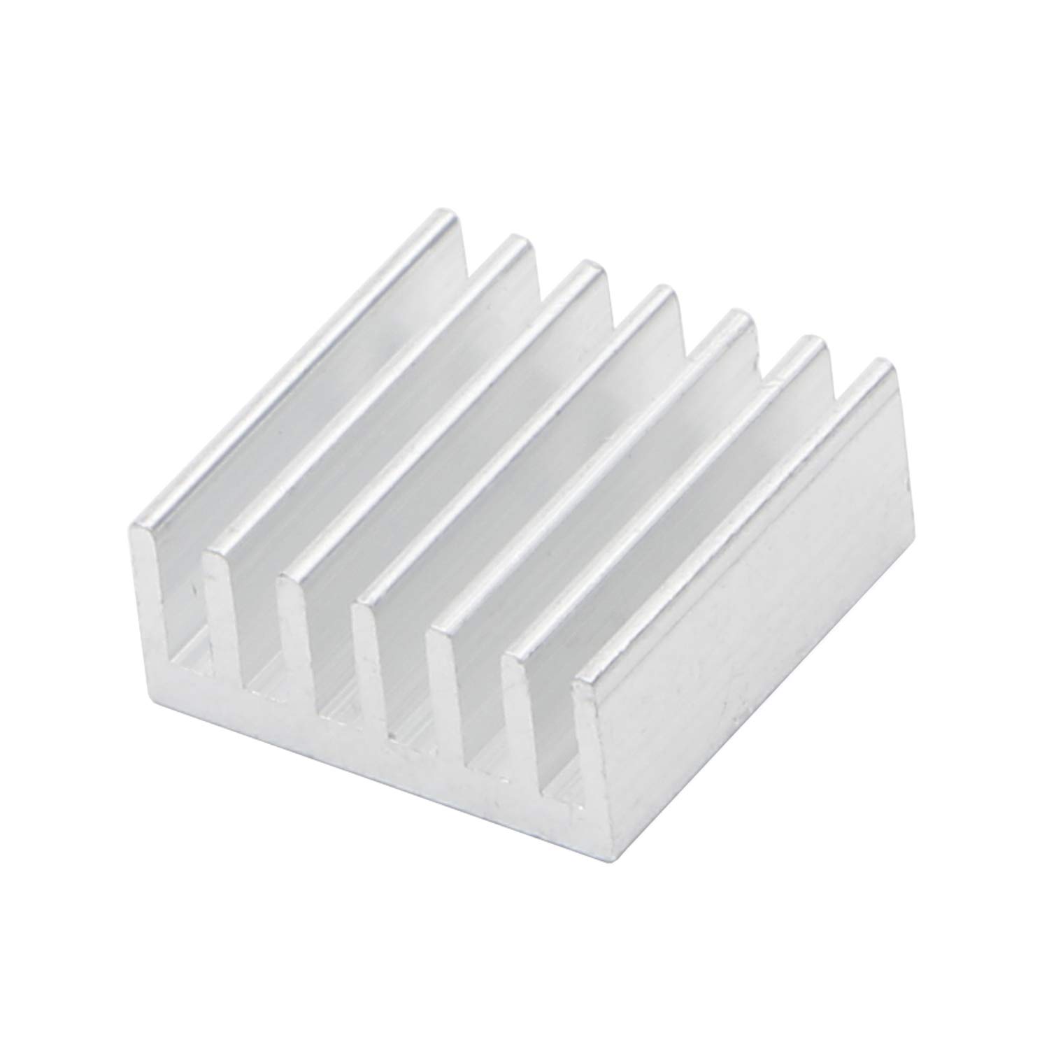 Senmod 100pcs Mini Cooler Heatsink, 14x14x6mm Aluminum Heat Sink for Cooling VRM Stepper Driver MOSFET VRAM Regulators