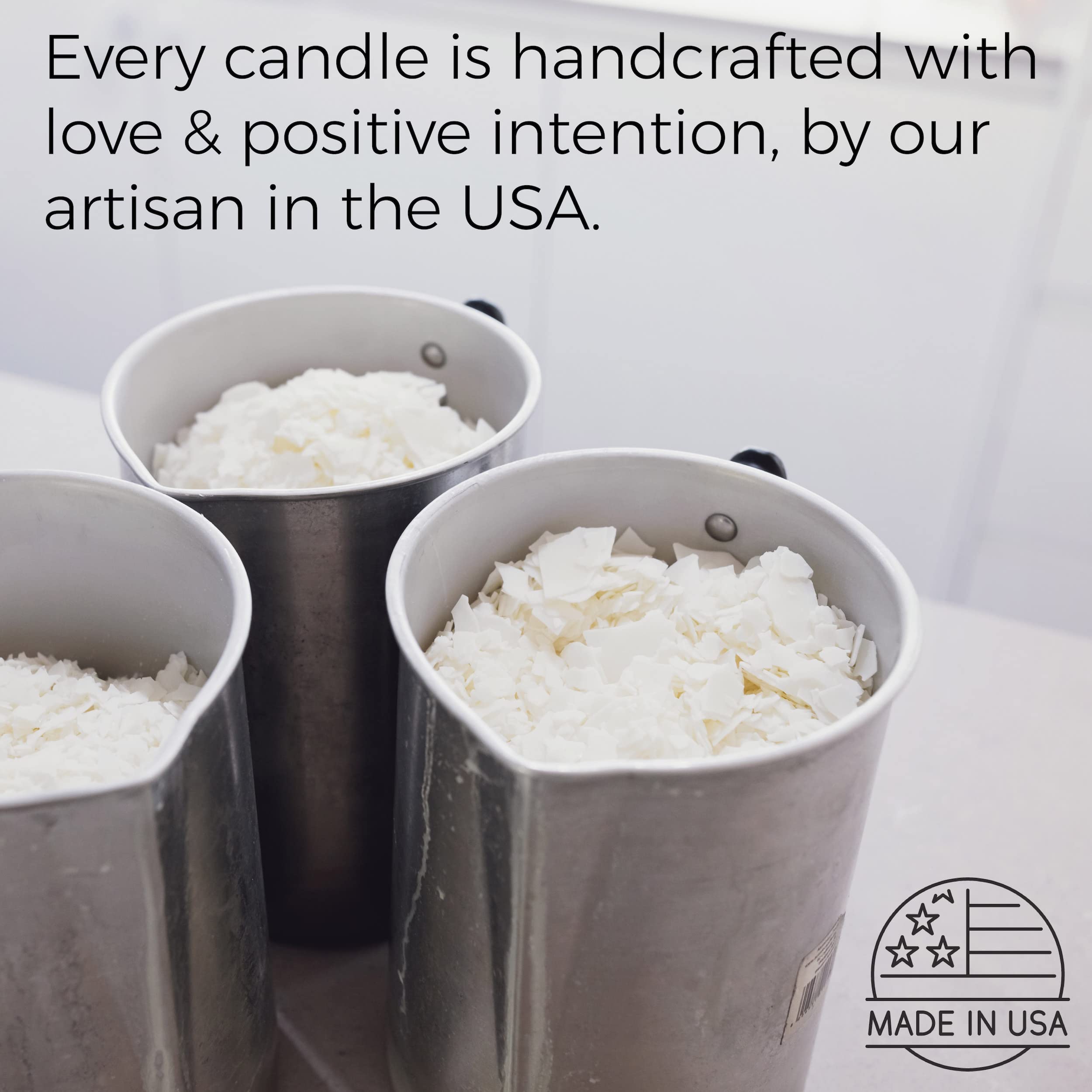 White Sage Smudge Candle for Cleansing House Negative Energy, Hand-Poured in USA, Perfect for Intention Setting, Meditation, Chakra Healing, Calm Anxiety