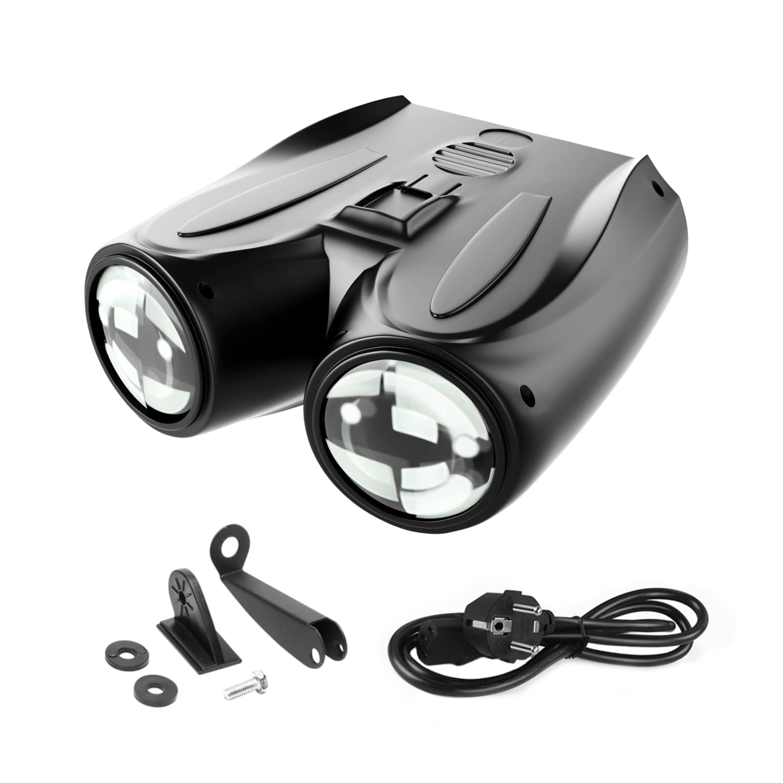 U`King Stage DJ Lights 128 LED Pattern Sound Activated Party Light Moonflower Strobe Lighting Effect for Dance Club Wedding Disco Events