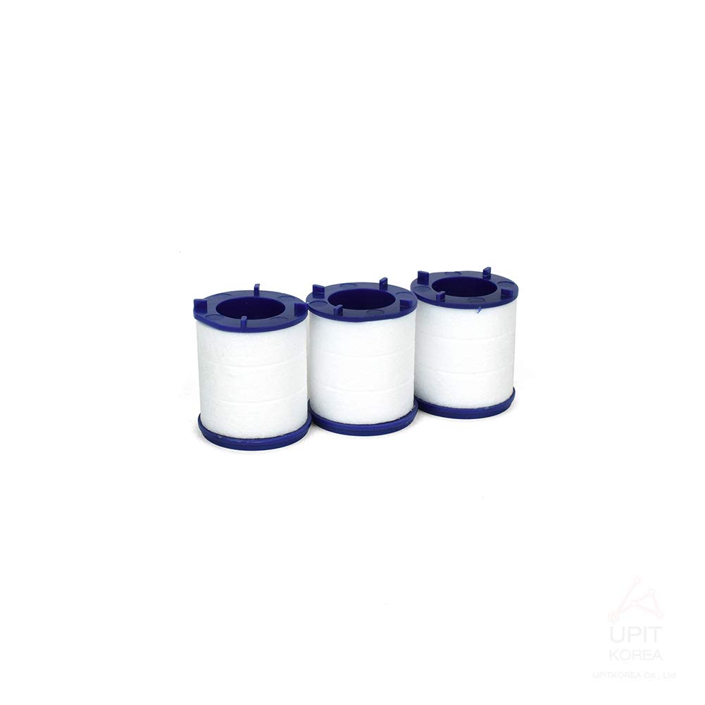 UPIT Chlorine Fluoride Remove Water Faucet Filter Set (Head Set (Head 1p + Filter 2pcs))