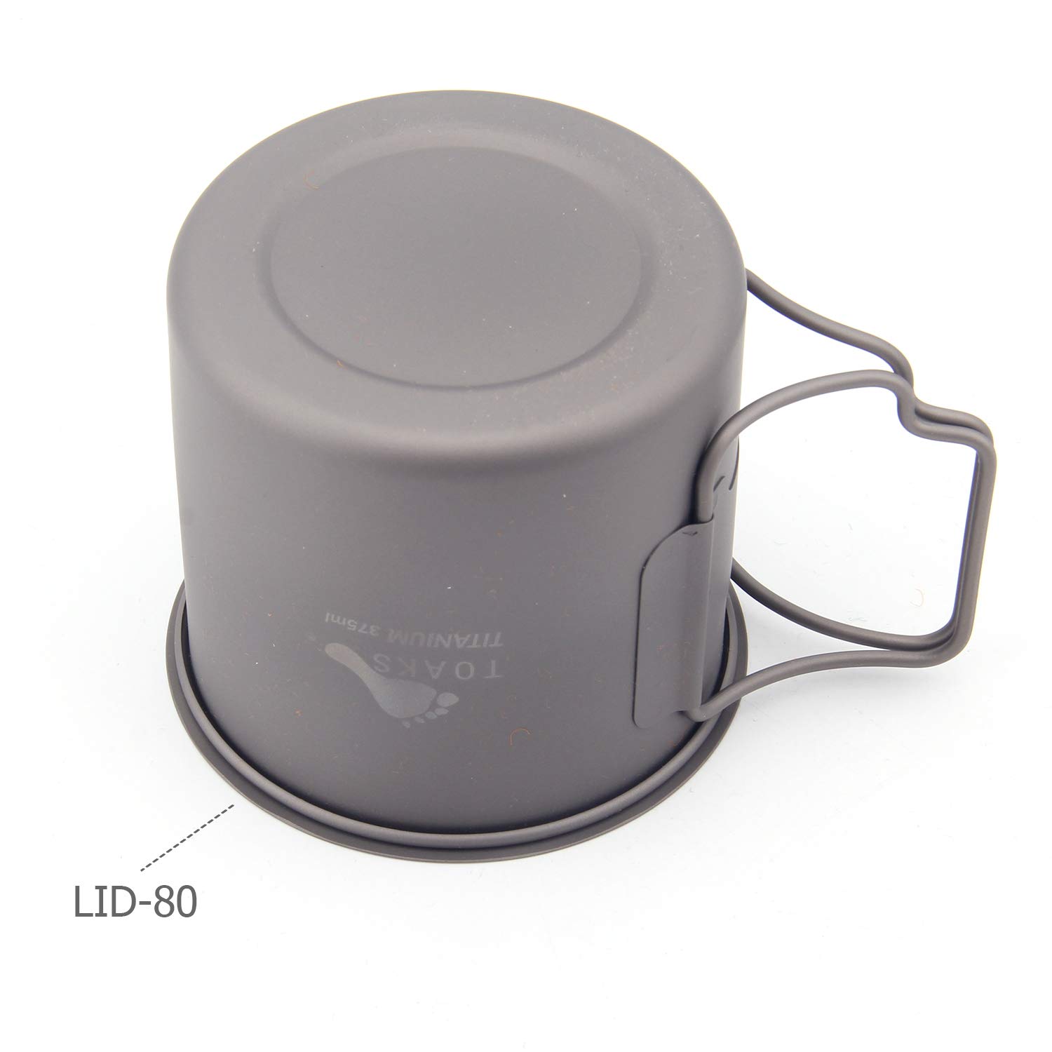 TOAKS LID Titanium Pot or Cup 80mm/90mm/115mm/130mm/145mm/170mm (LID-80)