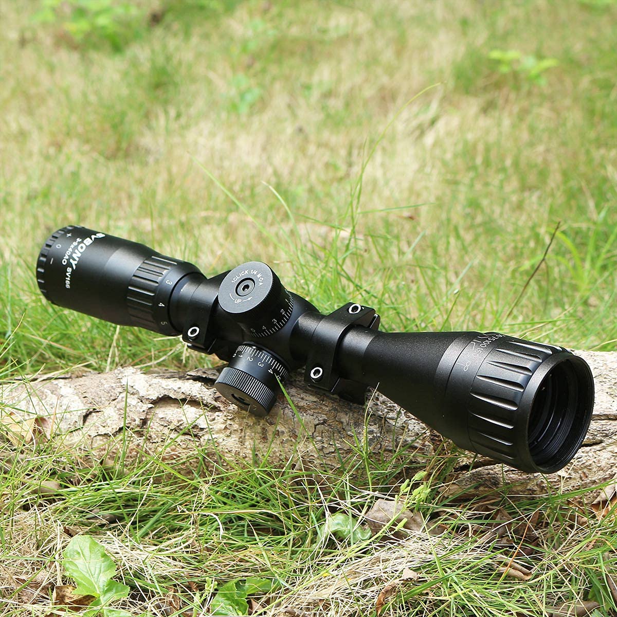 SVBONY SV166 Rifle Scope 3-9x40 AO, Rifle Scopes for Hunting, Spring Loaded Instant Zero Resets Turrets, Parallax Adjustment, Mil Dot Reticle Rifle Scope, for 20mm Picatinny and Weaver Rails