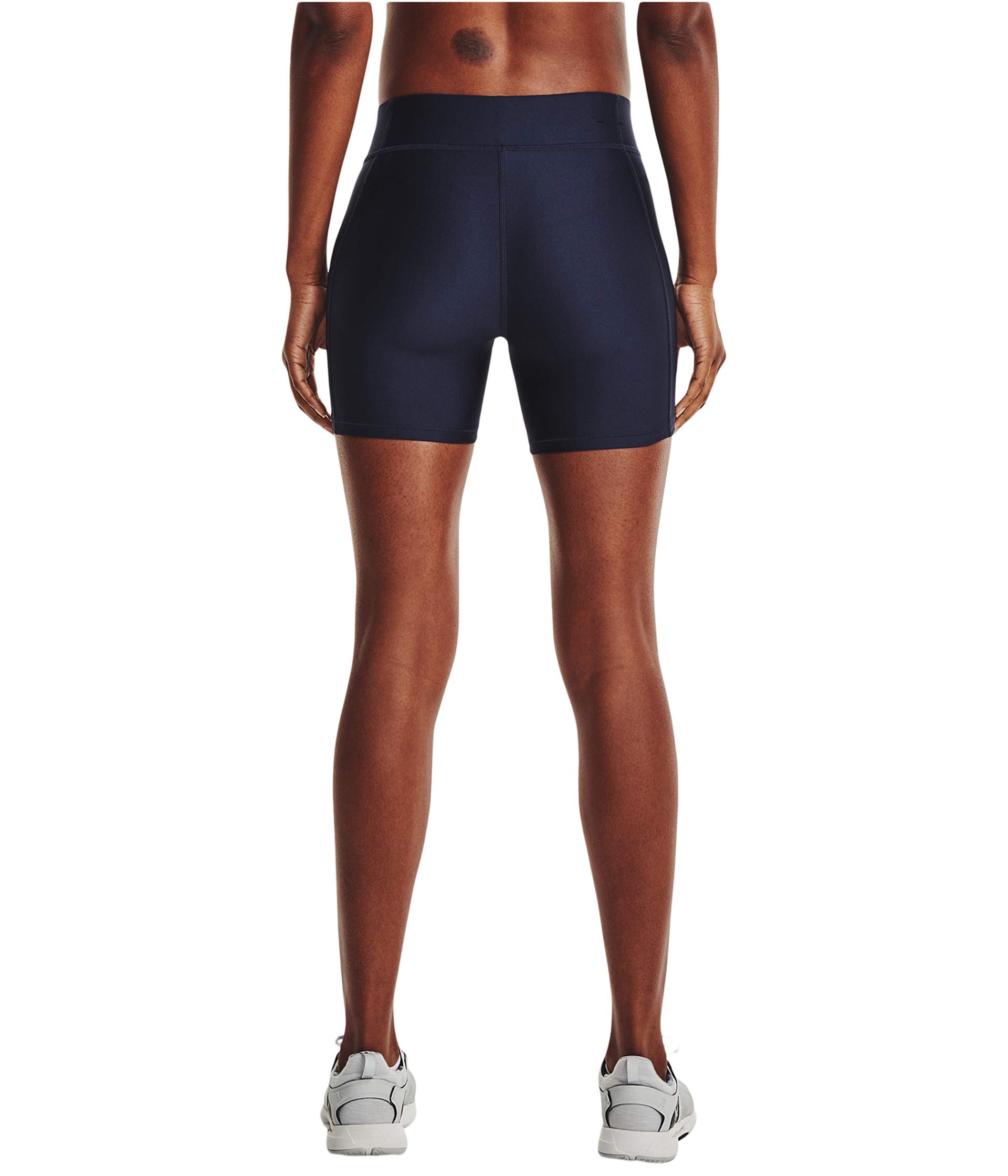Under Armour Heatgear Armour Mid Rise Middy, Midnight Navy/White, Large
