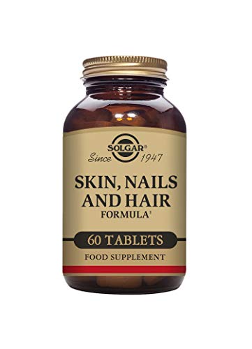 Solgar Skin, Nails & Hair, Advanced MSM Formula, 60 Tablets - Supports Collagen for Hair, Nail and Skin Health - Provides Zinc, Vitamin C & Copper - Non GMO, Vegan, Gluten & Dairy Free - 30 Servings
