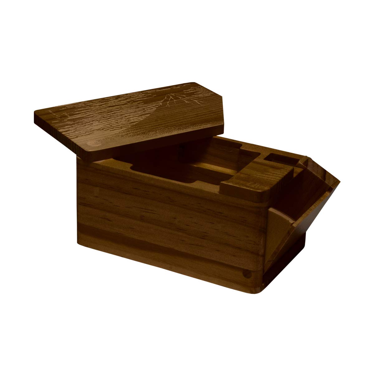 Ultra Pro - Red Fuji - Hako Series Premium Wood Deck Box