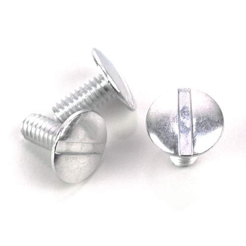 TruBind Aluminum Chicago Screw and Post Sets | 3 inch Post Length | 3/16 inch Post Diameter | Silver-Colored | 100 Screws and 100 Posts