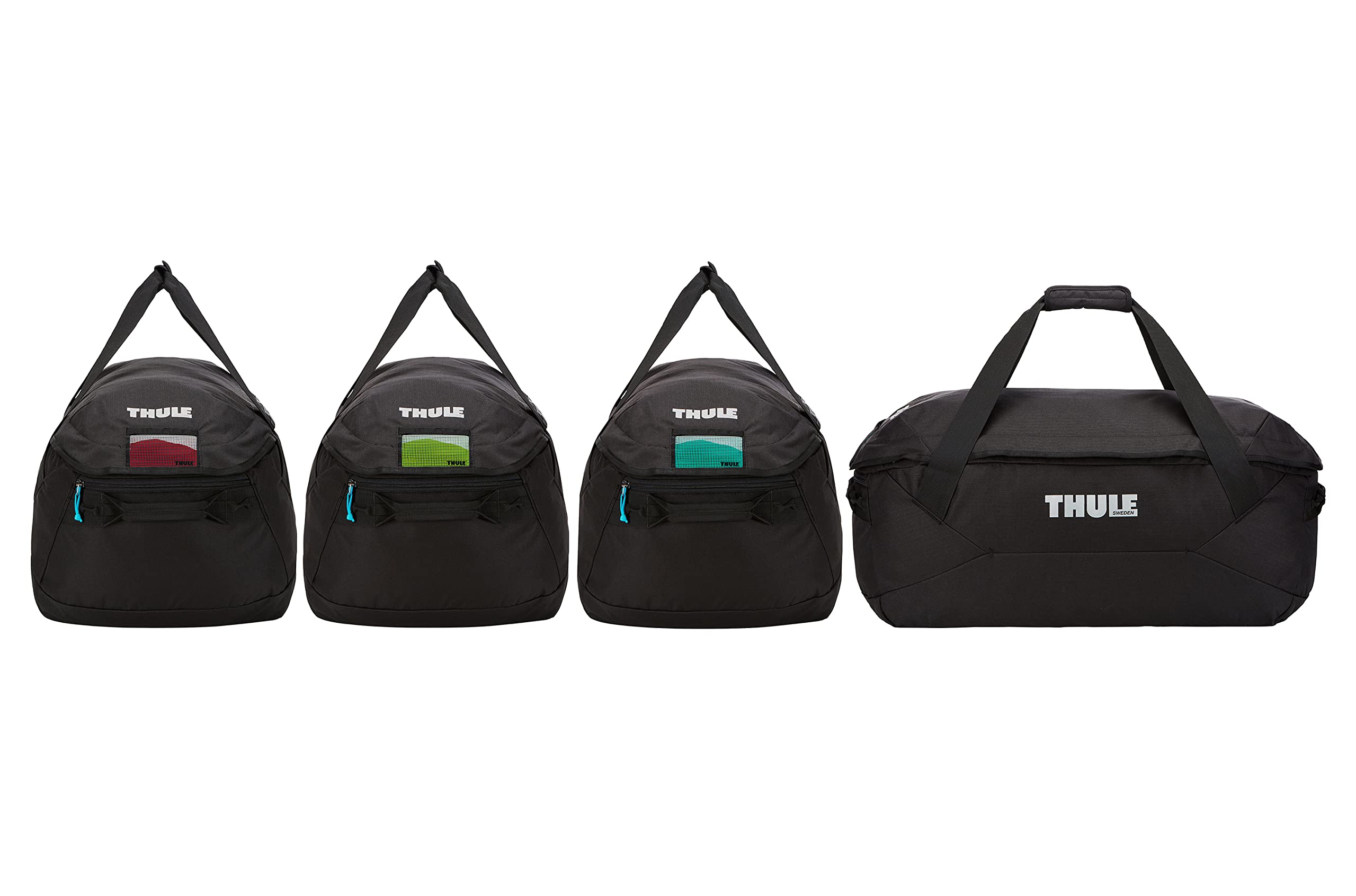Thule GoPack Duffel Bags - Set of 4 - Cargo Organization - Wide Mouth Opening - Durable Materials - Quick Access - Collapse for easy storage