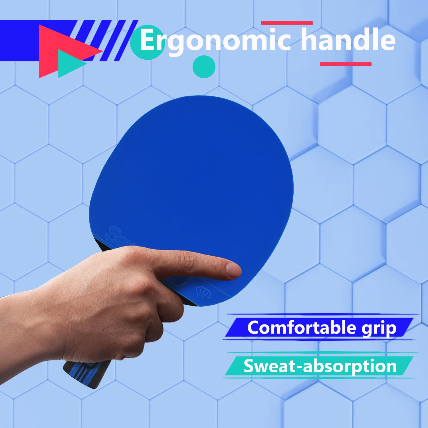 Senston Ping Pong Paddle Set of 2-Pro Premium Table Tennis Paddles