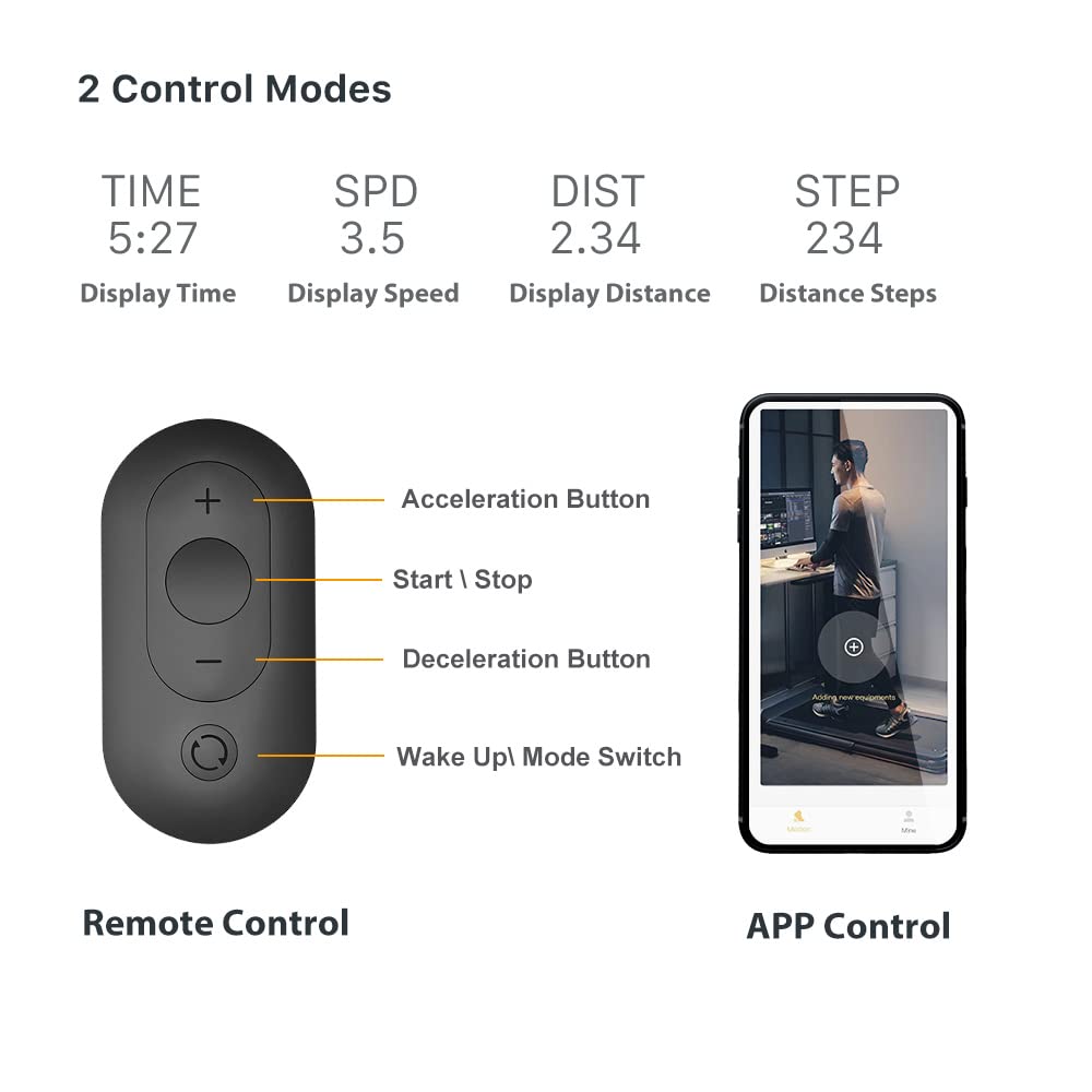 WALKINGPAD C2 Smart Folding Treadmill Under Desk Portable Kingsmith Walking Pad Digital Electric Slim Foldable Fitness Jogging Training Cardio Workout for Home Office 0.5-6KM/H