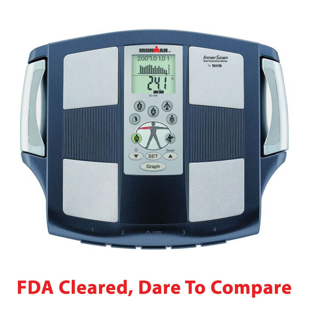 TANITA's BC-558 FDA Cleared Ironman Segmental Body Composition Monitor - World's Only Segmental Consumer Monitor