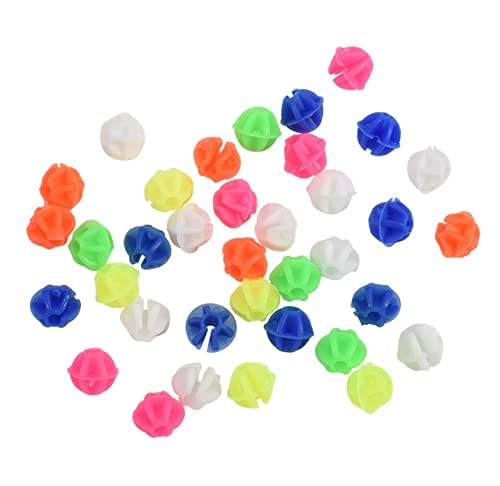 wan chang you 108 PCS Assorted Colors Bike Bicycle Wheel Spokes Plastic Clip Bead Derections