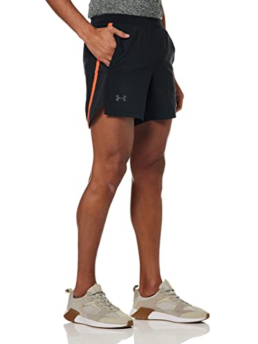 Under Armour Men's Launch 5-inch Shorts , Black (001)/Reflective , Large