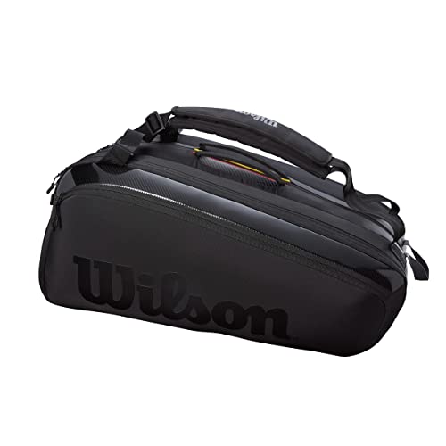 WILSON Sporting Goods Tennis Bag, RED/GRAY, No Size (WR8011502001)