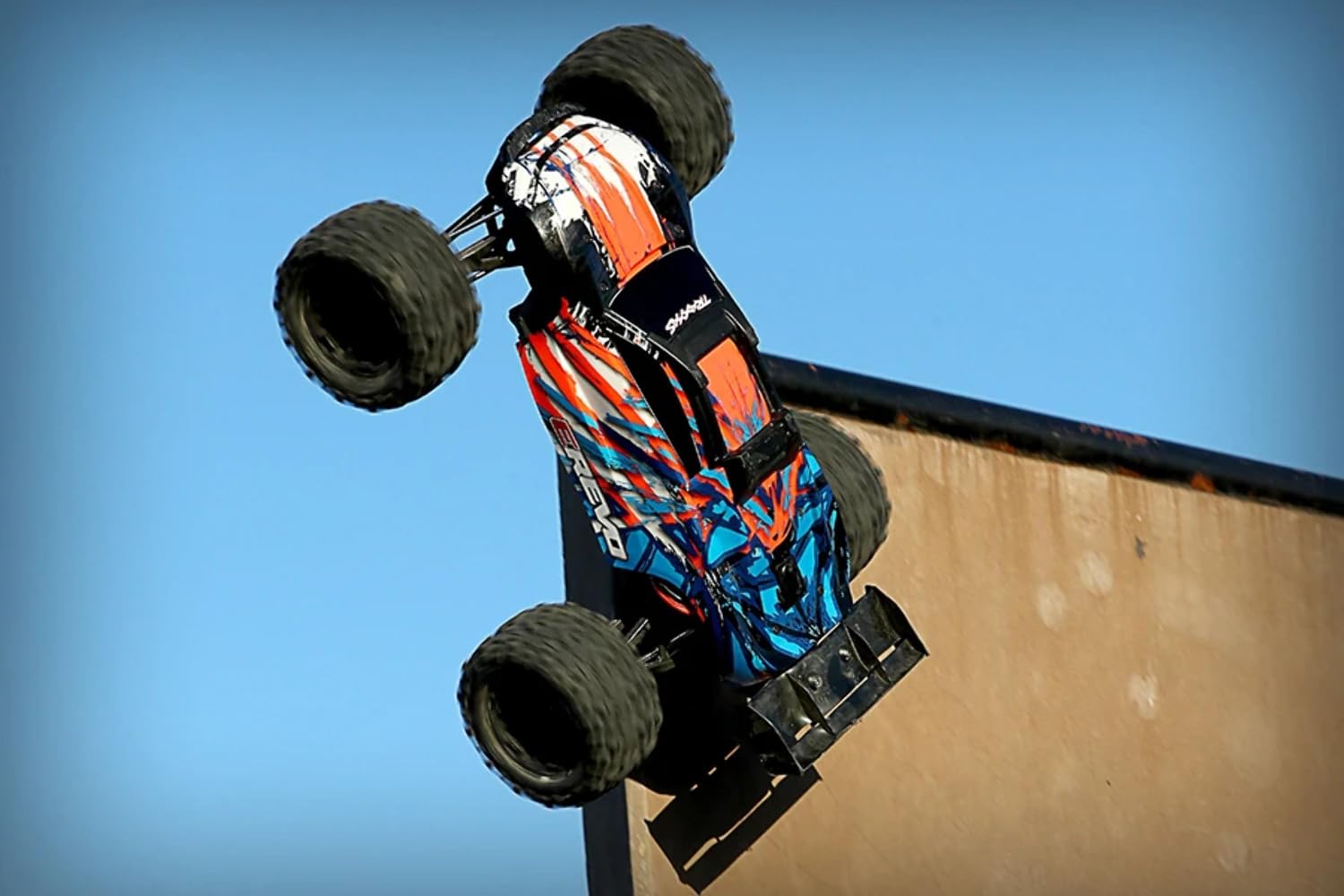 Traxxas 1/10 Scale E-Revo Brushless Racing Monster Truck, Orange