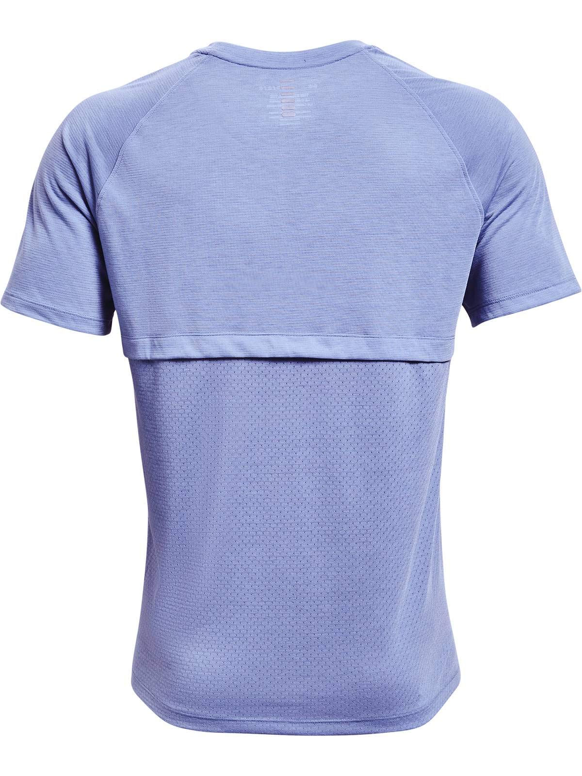 Under Armour Streaker Short Sleeve T-shirt, Washed Blue (420)/Reflective, X-Large