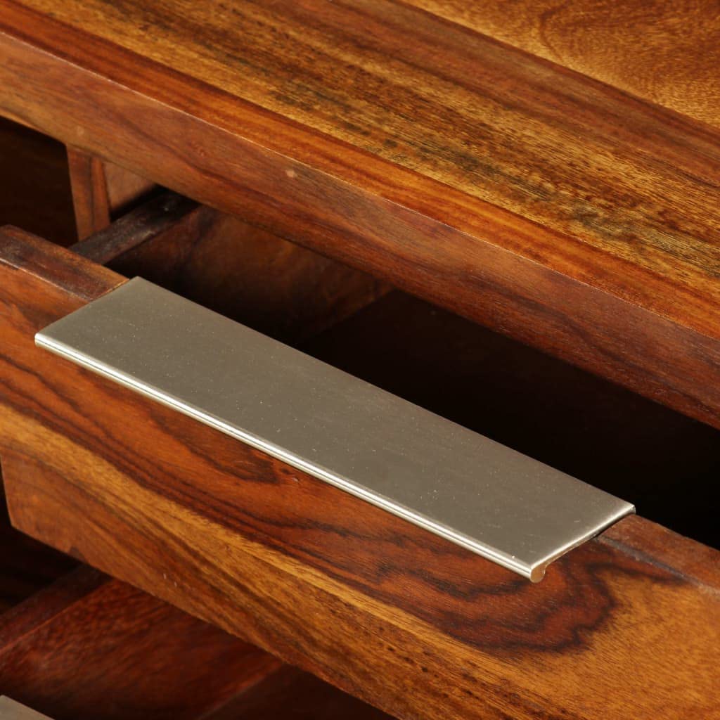 THYUOVAI TV Cabinet,Sideboard Lowboard Media Console Cabinet HiFi Cabinet Tv Table Suitable for Living Room,Bedroom,Closet,Hallway,Foyer,Office Solid Sheesham Wood 47.2"x11.8"x11.8"