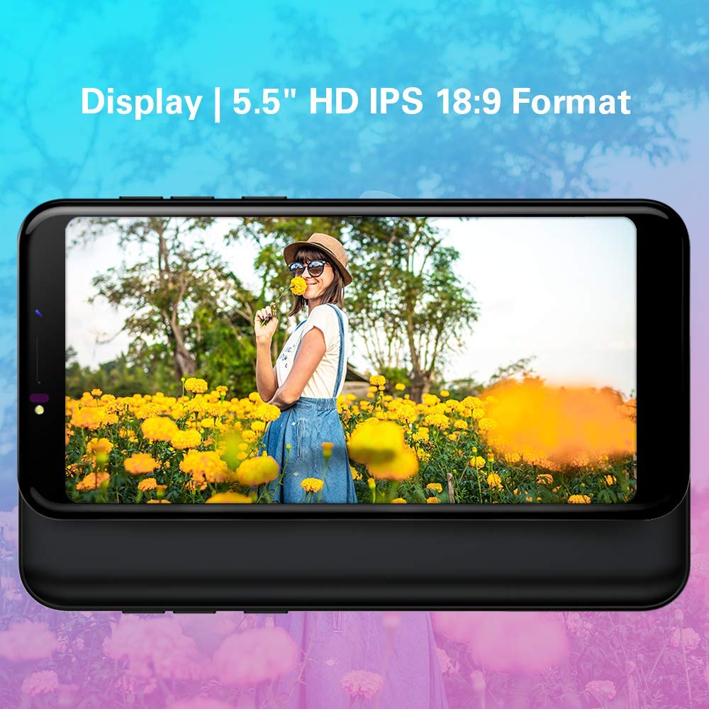Yezz MAX 1 Plus (16GB, 2GB) 5.5β HD+ IPS Screen, 4G LTE, Android Pie, 1 Year Warranty, Dual SIM Factory Unlocked (AT&T, T-Mobile, Cricket, MetroPCS, Straight Talk), Black