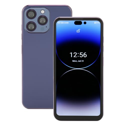 Vikye Unlocked Phone with 6.7 inch Large Screen, Octa Core Processor, 32MP 16MP Dual Camera, 8GB RAM, 256GB Memory, 4G Smartphone with Face Unlock (US Plug)