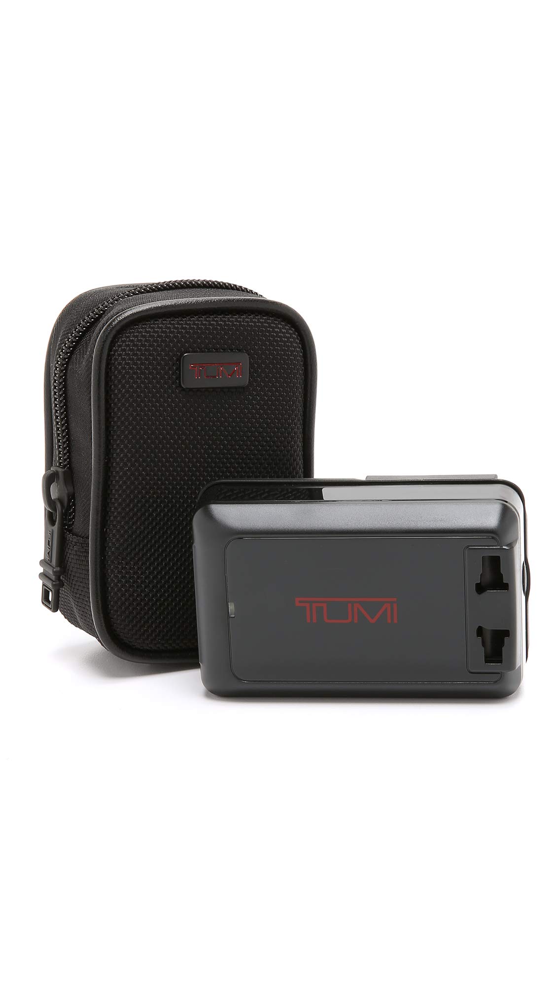 TUMI - 4 Port USB Electric Travel Adaptor Plug - International Universal AC Power Converter - Black