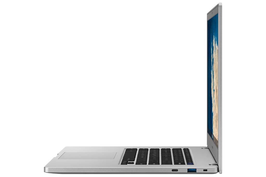 Samsung Chromebook 4 + Chrome OS 15.6" Full HD Intel Celeron Processor N4000β 6GB RAM 64GB eMMC Gigabit wi-FI-XE350XBA-K03US,Silver